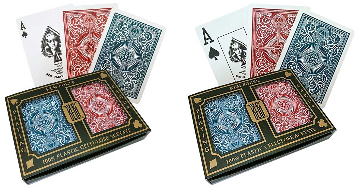 The best playing cards for poker - poker kit